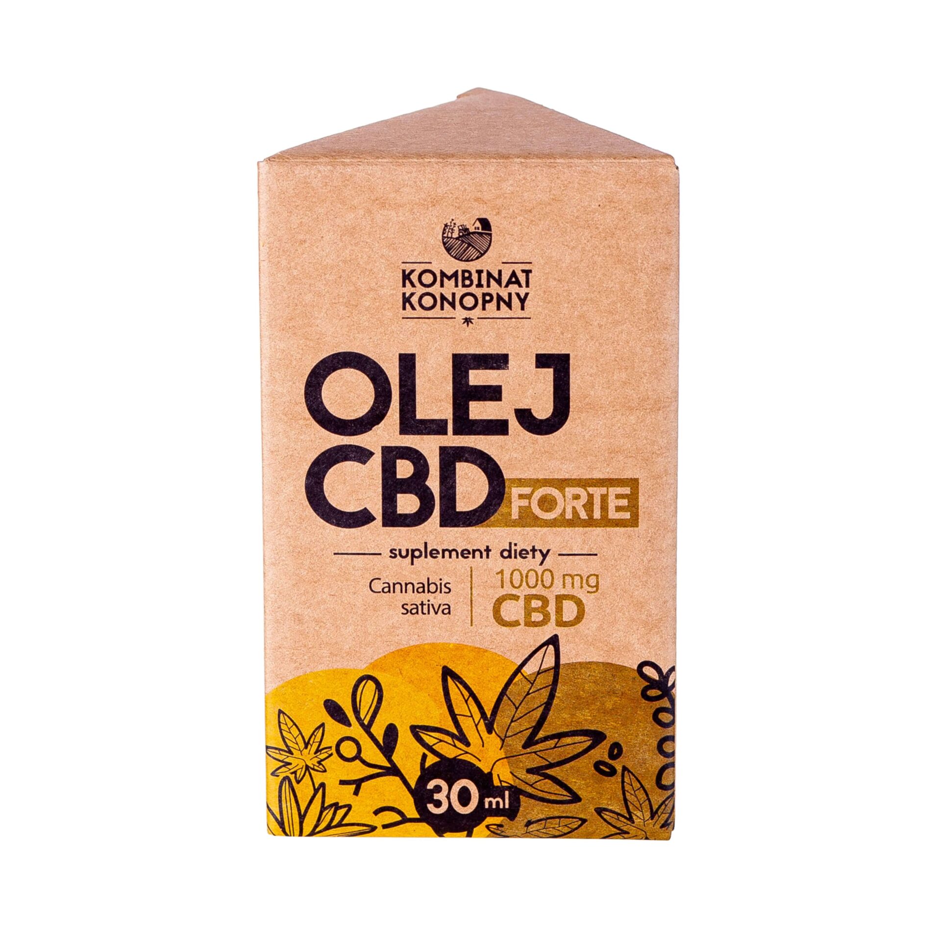 Olej CBD FORTE 1000 mg CBD - Kombinat Konopny